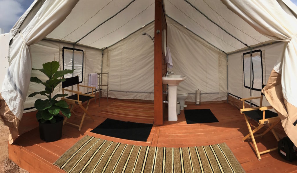 Glamping Bath Suite - Stout Tent