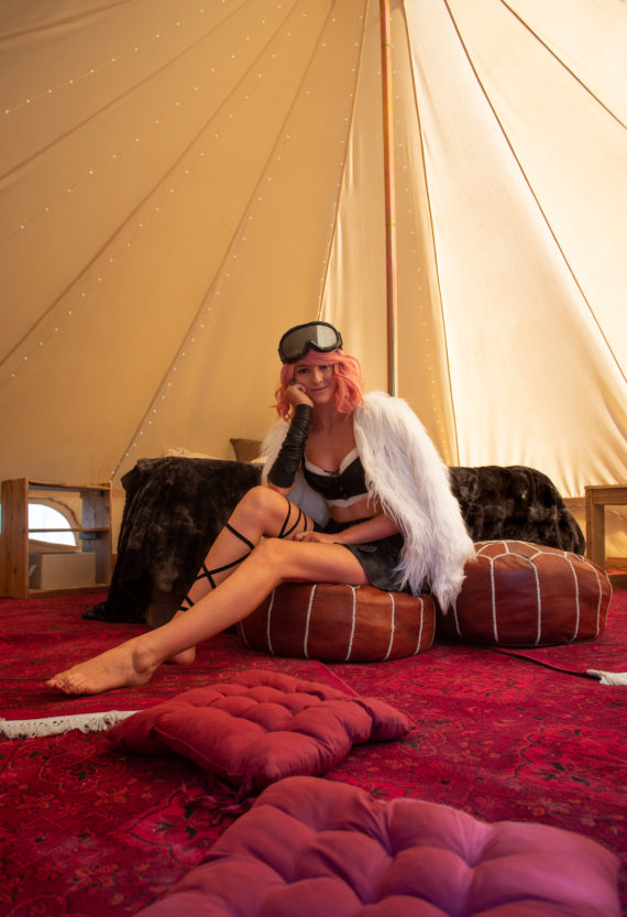 Chasing Julia Wild: Glamping at the Burning Man Festival - Stout Tent