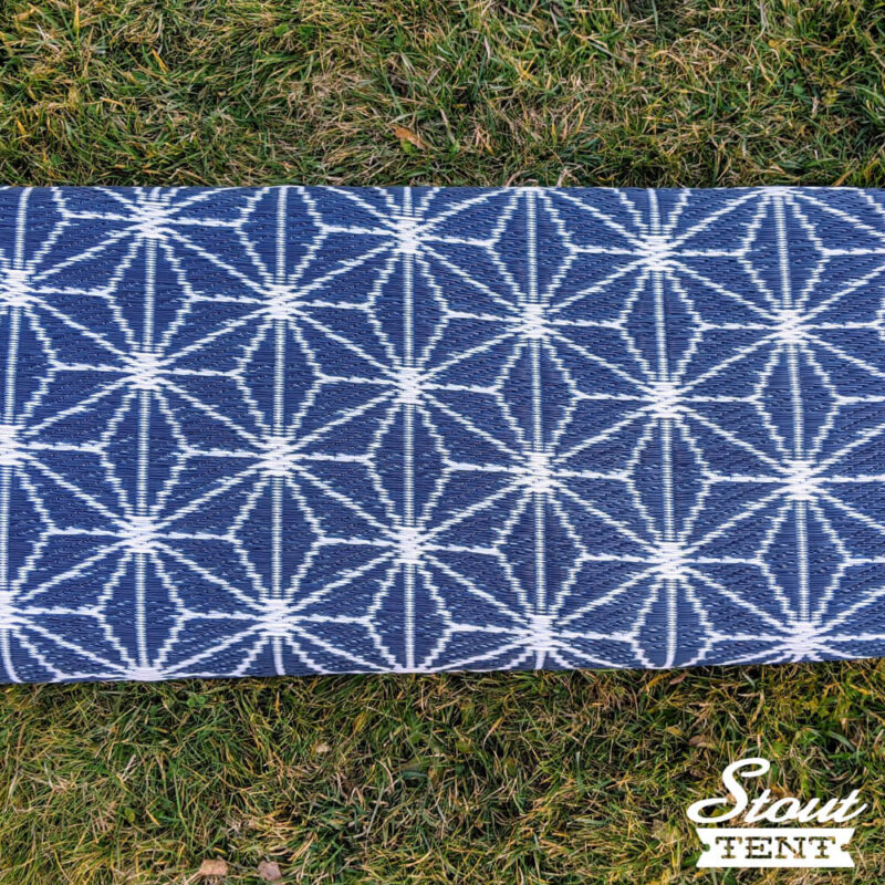 Bell Tent Blue Half-Moon Rug - Stout Tent